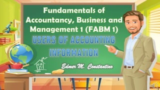 Users of Accounting Information | PDF