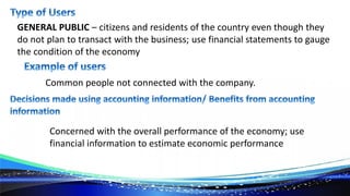 Users of Accounting Information | PDF