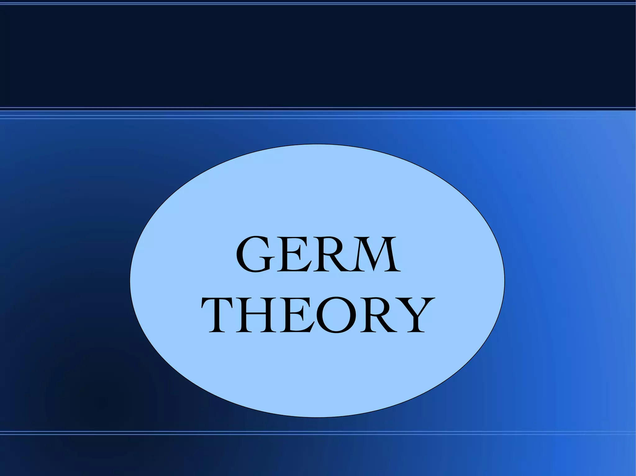 Germ Theory | PPT | Infectious Diseases | Diseases and Conditions