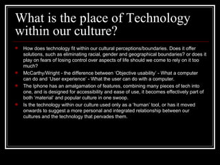 What is Technoculture? | PPT