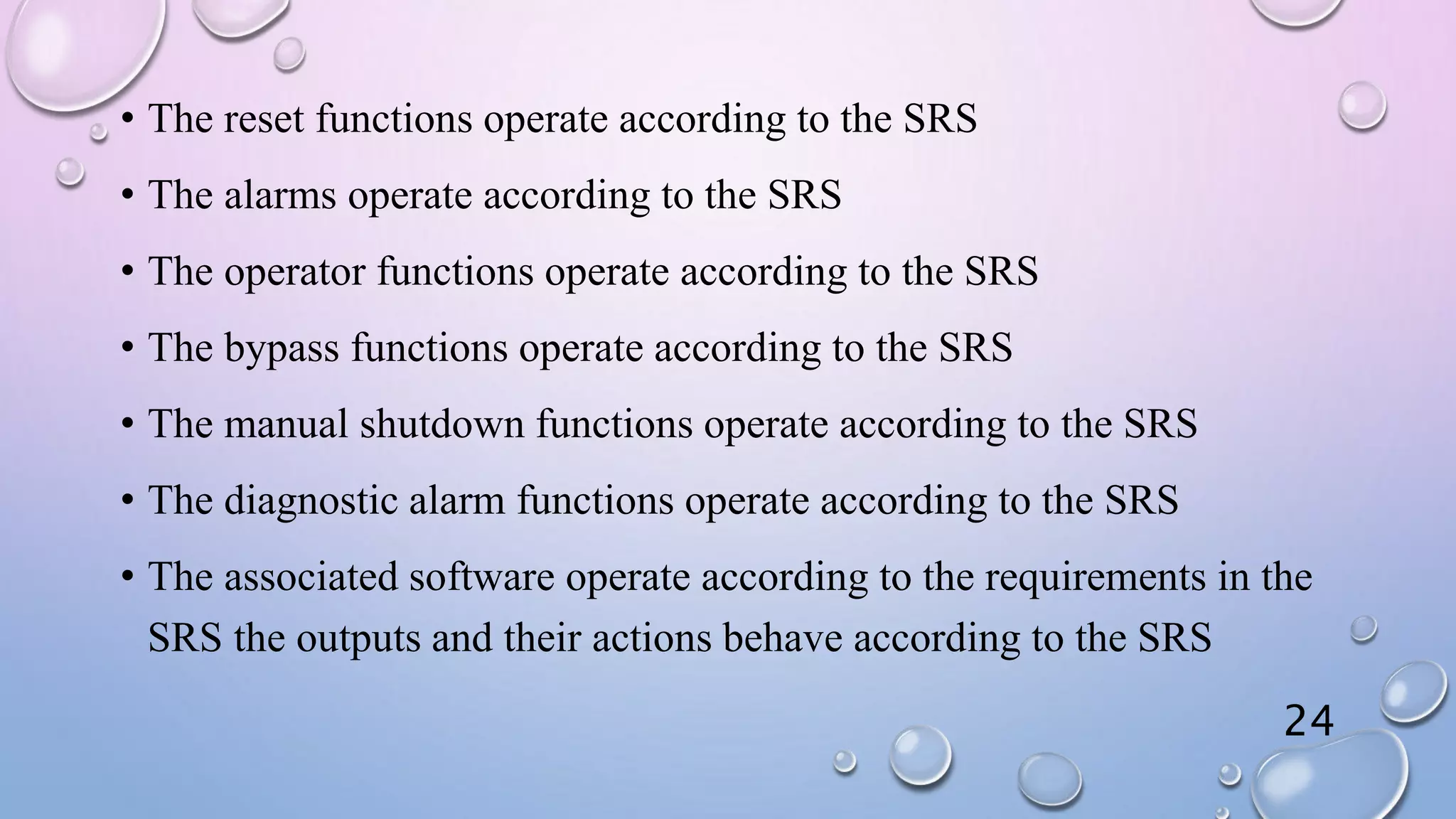 User specification requirements (urs) rash | PPTX