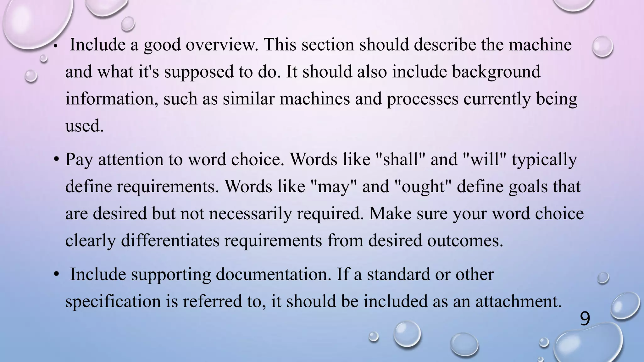 User specification requirements (urs) rash | PPTX