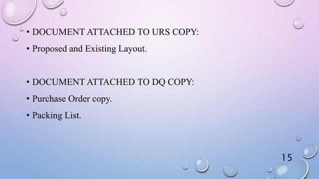 User specification requirements (urs) rash | PPTX