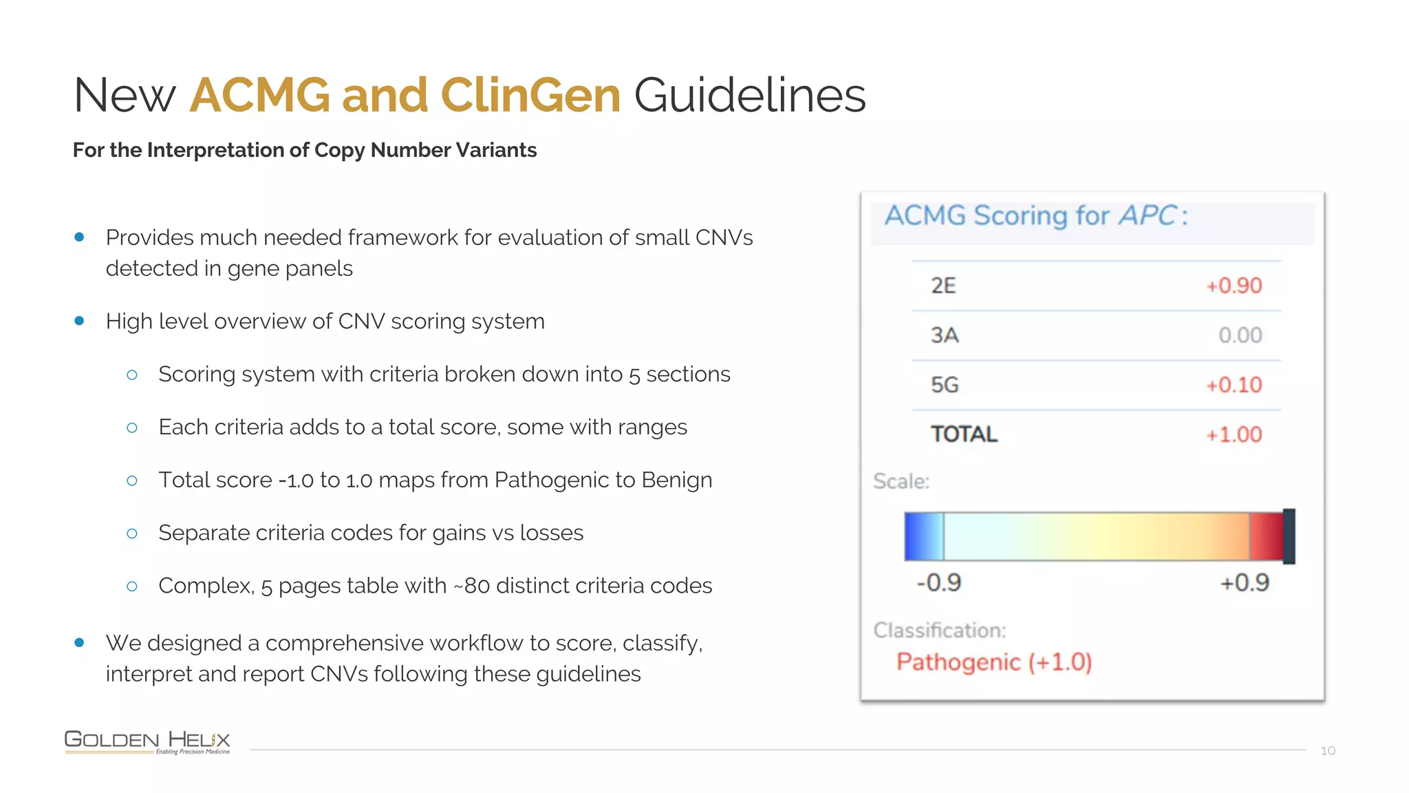 A User’s Perspective: ACMG Guidelines for CNVs in VSClinical | PDF