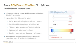 A User’s Perspective: ACMG Guidelines for CNVs in VSClinical | PDF