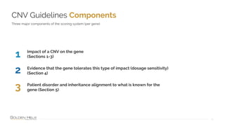 A User’s Perspective: ACMG Guidelines for CNVs in VSClinical | PDF