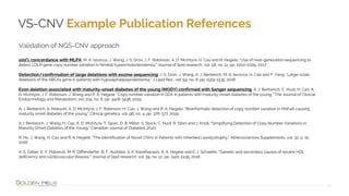A User’s Perspective: ACMG Guidelines for CNVs in VSClinical | PDF
