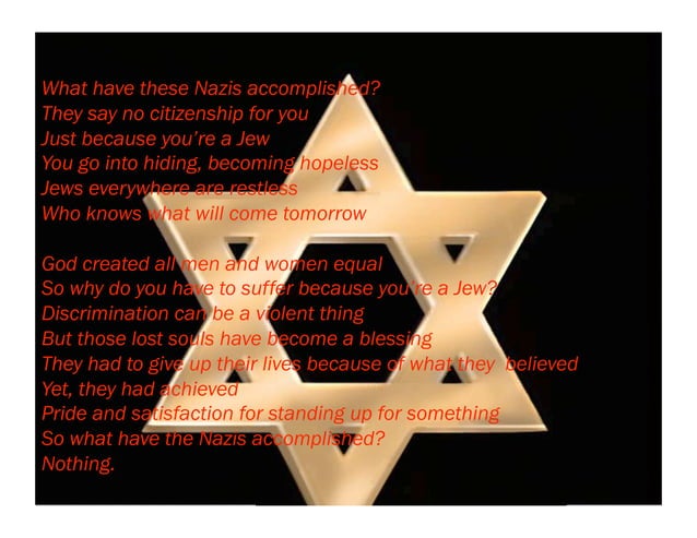 Discrimination poems