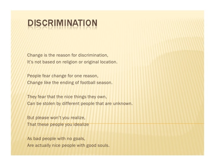 Poems Against Segregation