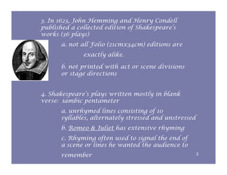 Romeo and Juliet Introduction | PDF
