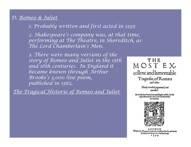 Romeo and Juliet Introduction | PDF | Theater | Fine Art