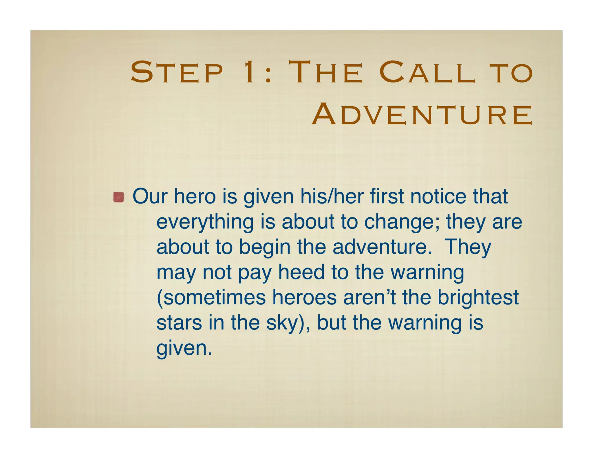 The Hero's Journey notes | PDF