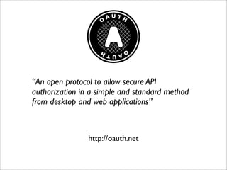 OAuth and REST web services | PDF