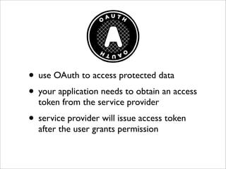 OAuth and REST web services | PDF
