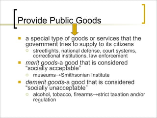 Economic Function of Government | PPT