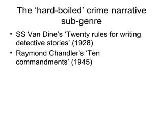 /Users/staff/downloads/hard boiled -__crime_writing | PPT | True Crime ...