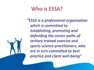 Exercise and Sport Science Australia | PPT | Free Download