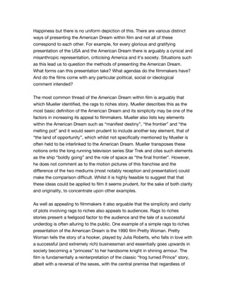 The American Dream in Film | PDF