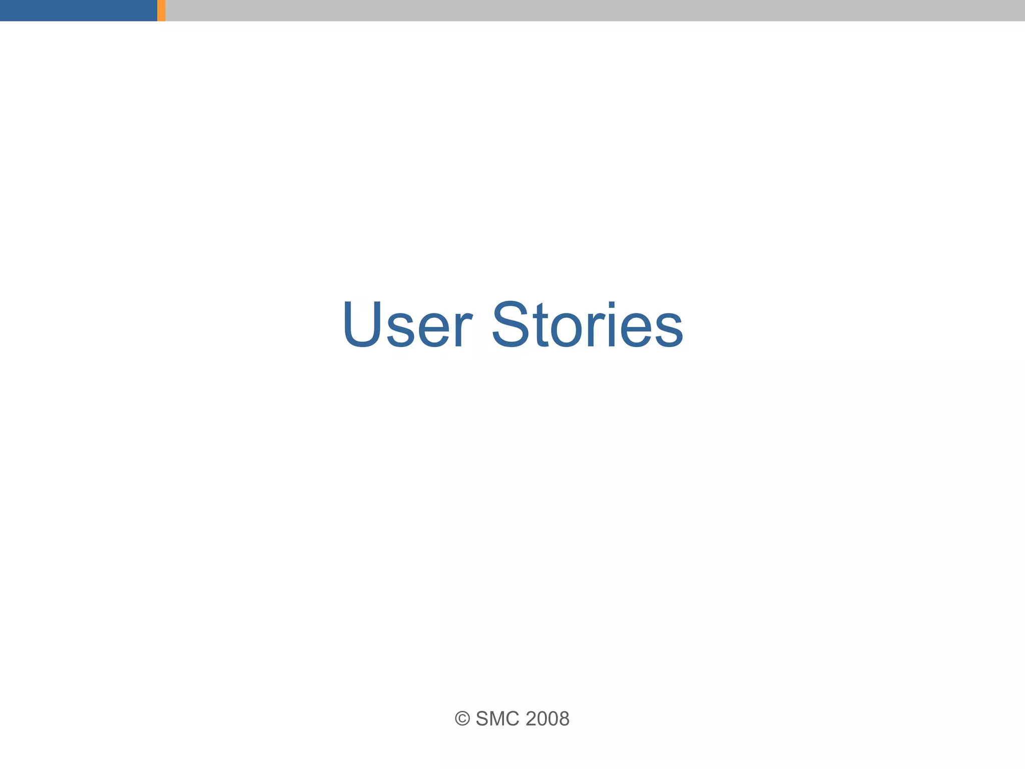 User Stories | PPT