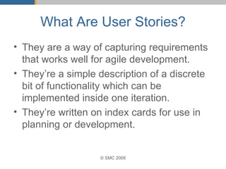 User Stories | PPT