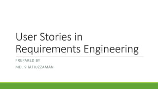 User stories | PDF