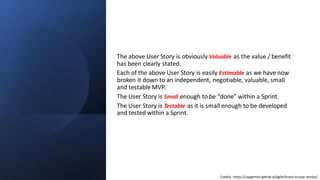 INVEST in good user stories | PDF