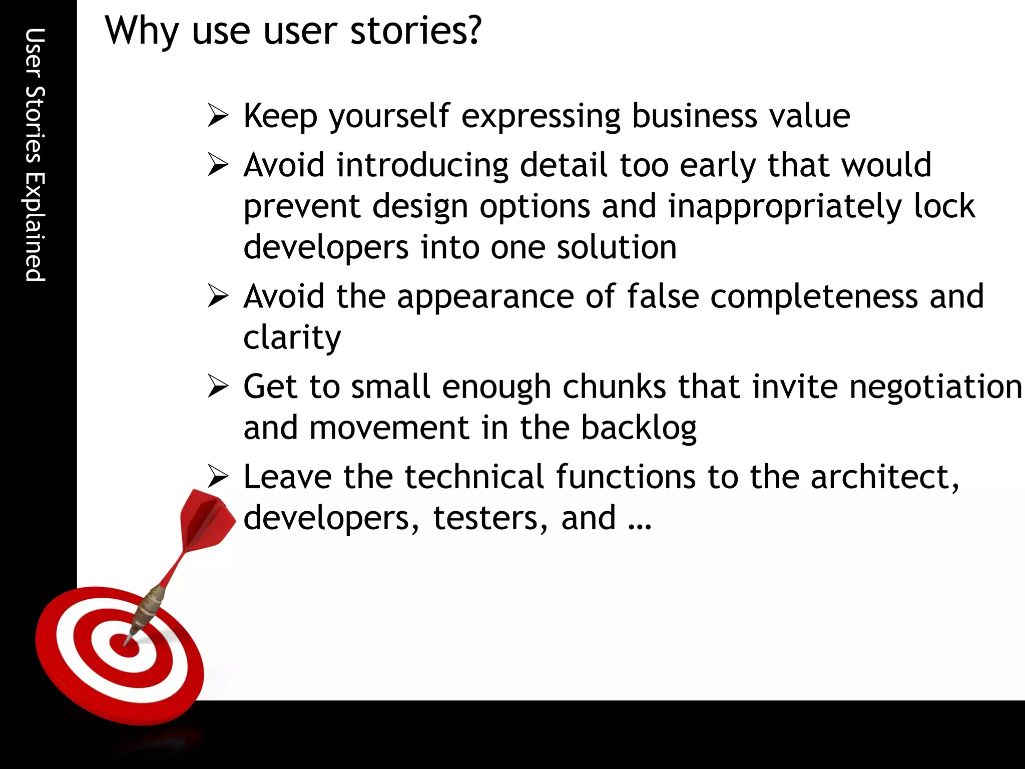 User stories explained | PDF