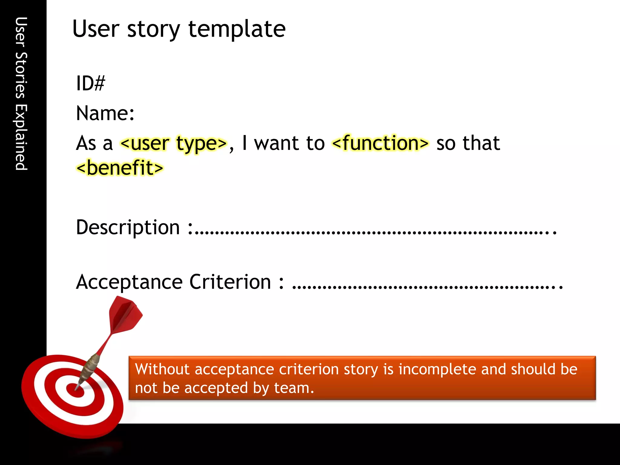 User stories explained | PDF