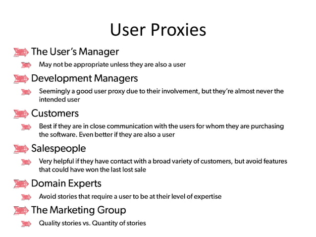 User stories in agile software development