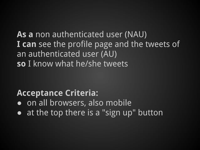 How to build a Product Backlog with User Stories. The example of ...