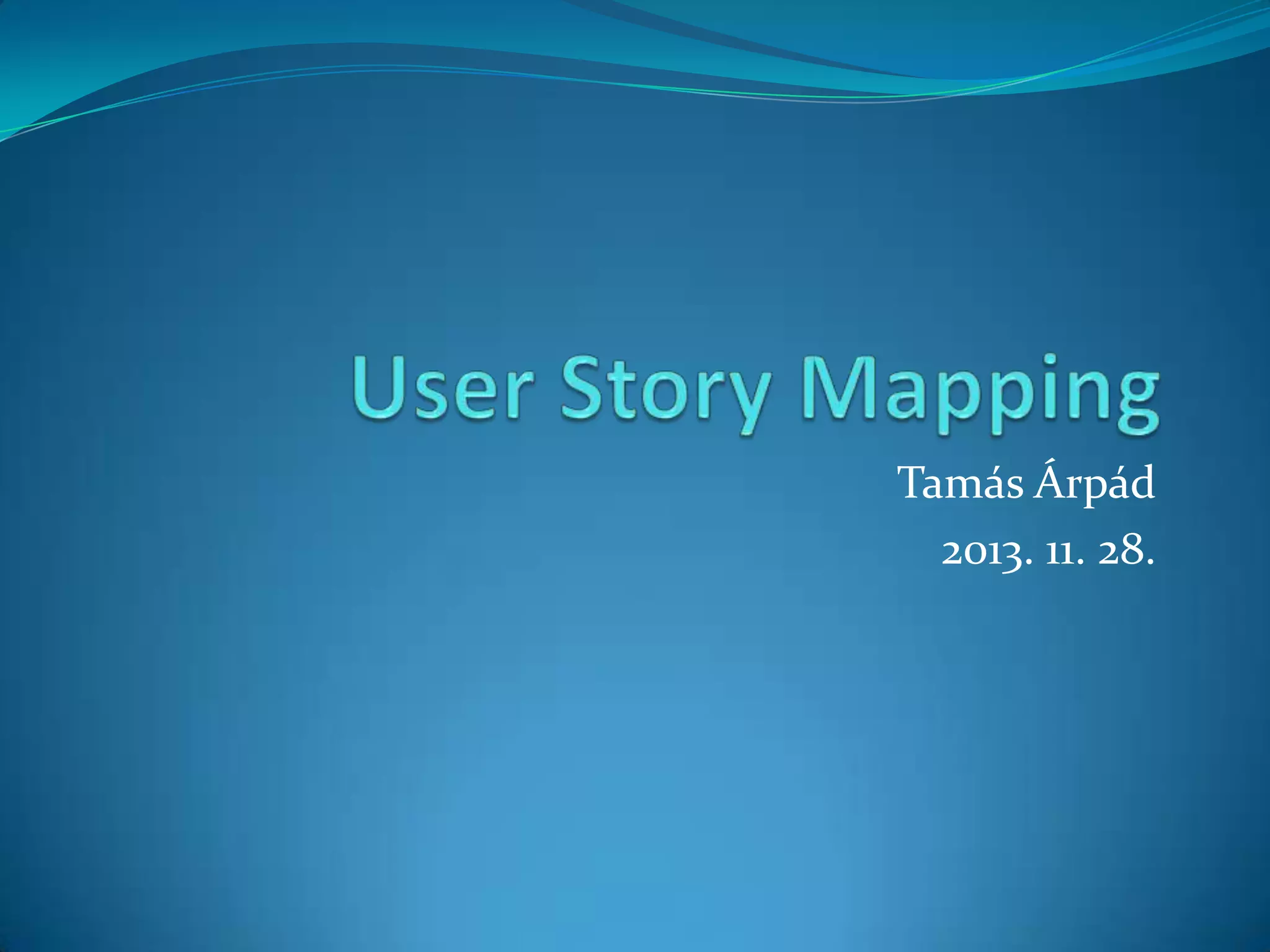 User Story Mapping Ppt