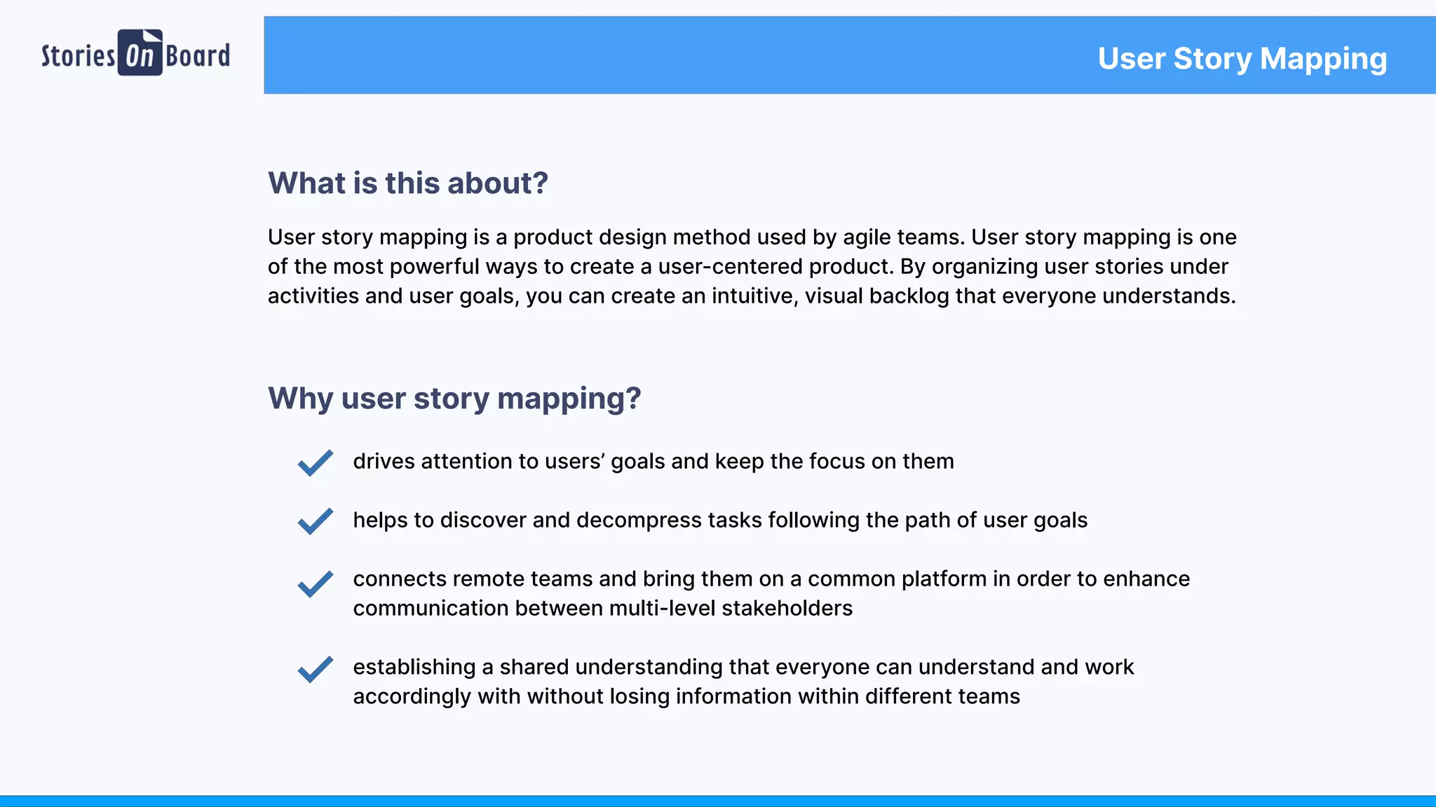 User Story Mapping & StoriesOnBoard.pdf | Computer Software and ...