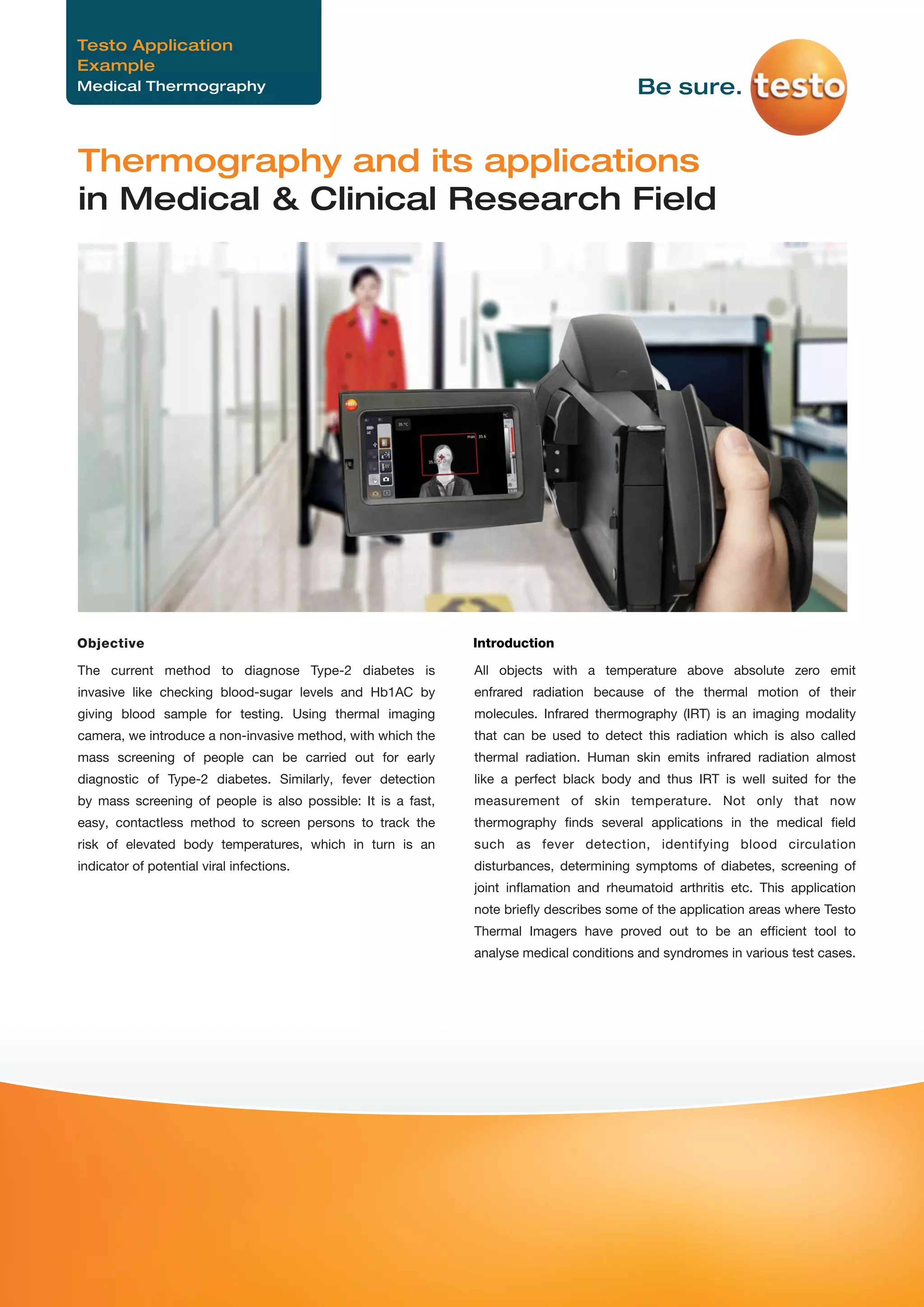Medical Thermography and its applications in Medical & Clinical ...