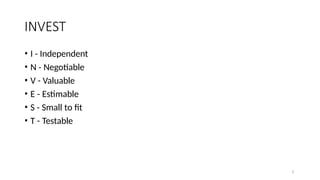 Techniques to decompose a user story Techniques | PPT