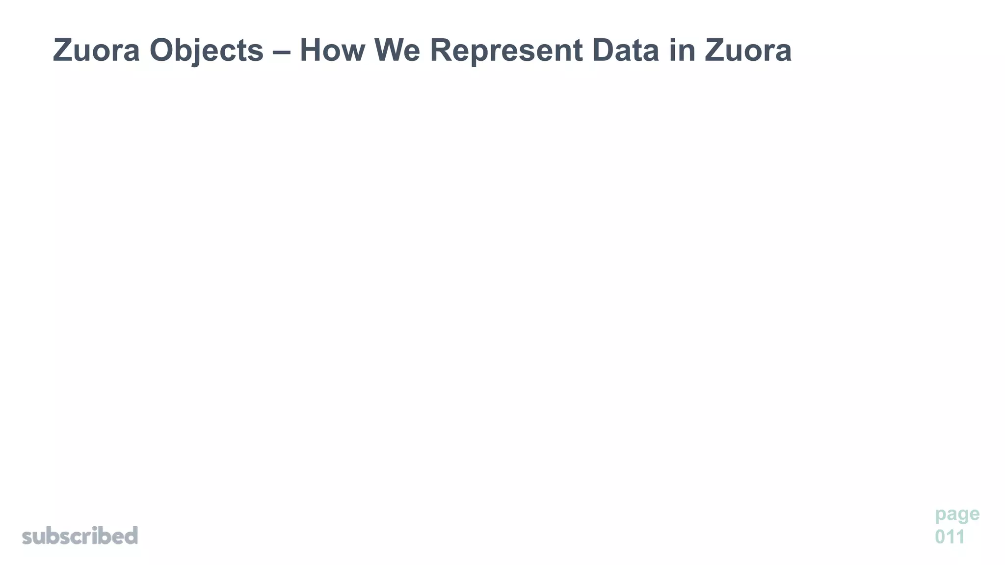 Subscribed 2017: Understanding Zuora’s API Framework | PPTX