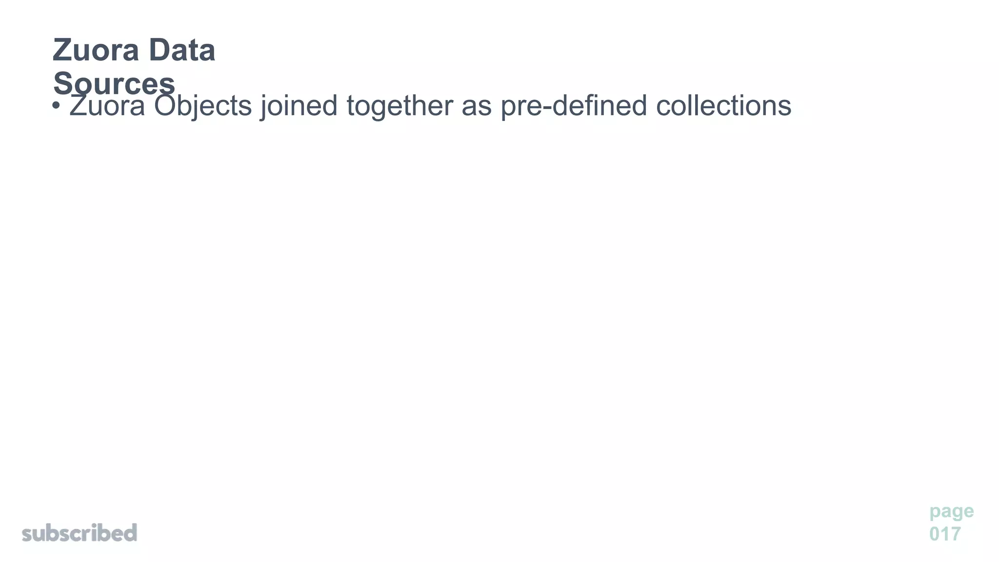 Subscribed 2017: Understanding Zuora’s API Framework | PPTX