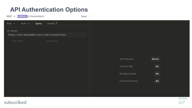 Subscribed 2017: Understanding Zuora’s API Framework | PPT