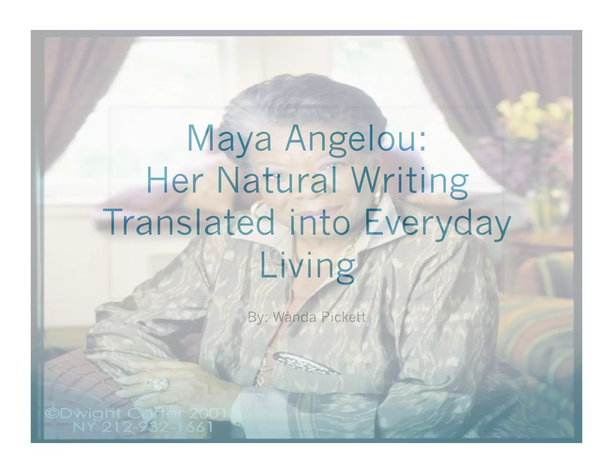 Maya Angelou | PDF