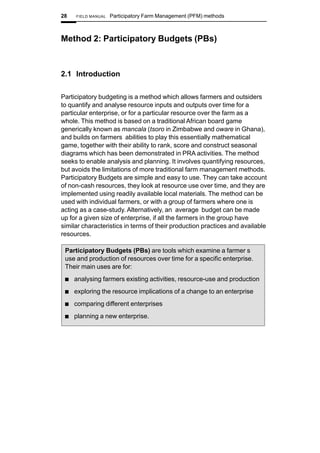 Participatory Farm Management | PDF