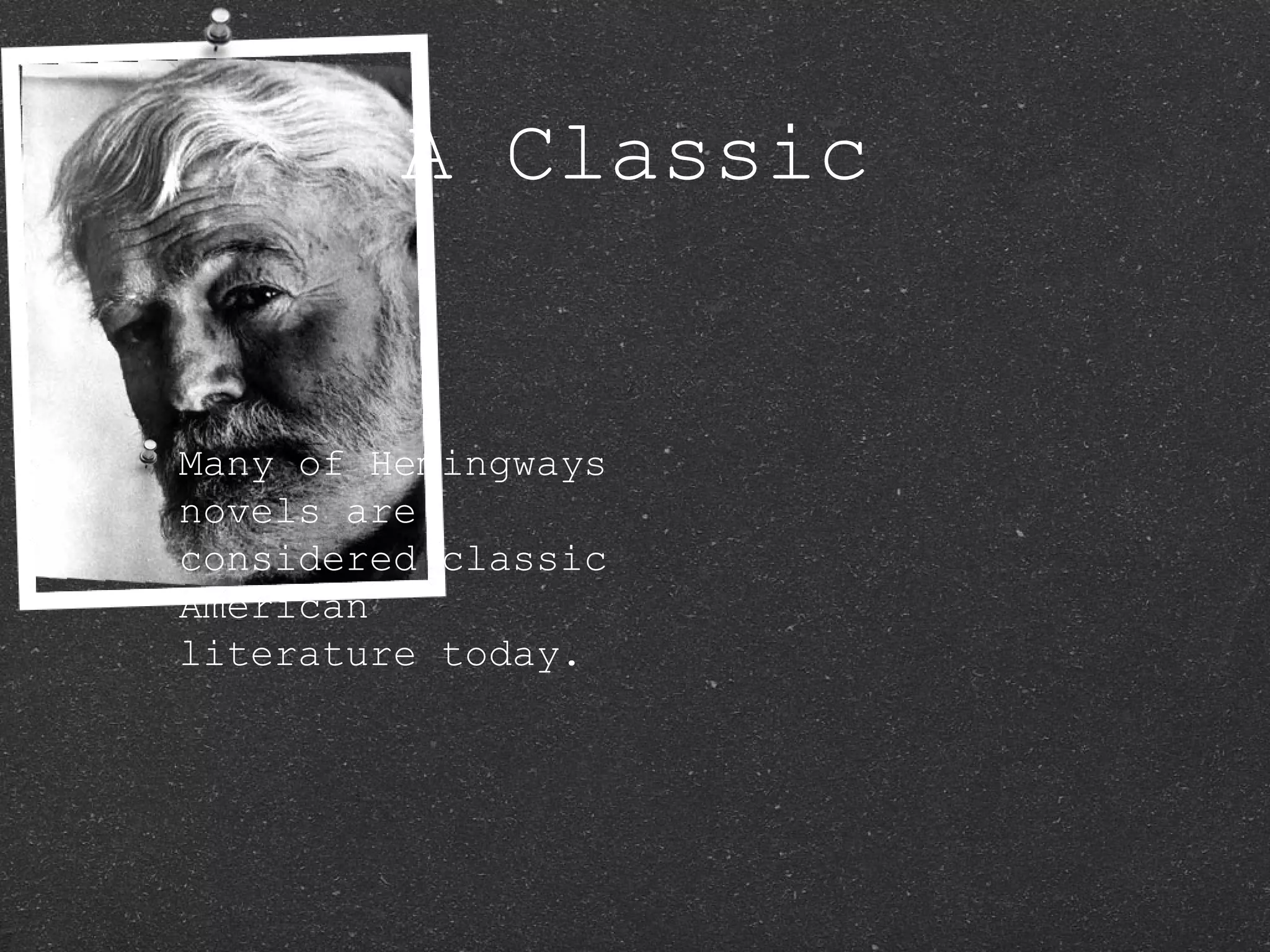 Ernest Hemingway | PPT