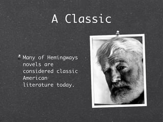 Ernest Hemingway | PDF