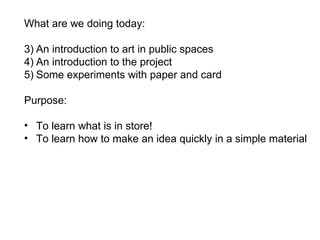 public art project | PPT