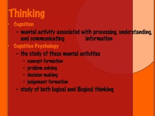 Thinking and Language | PPT