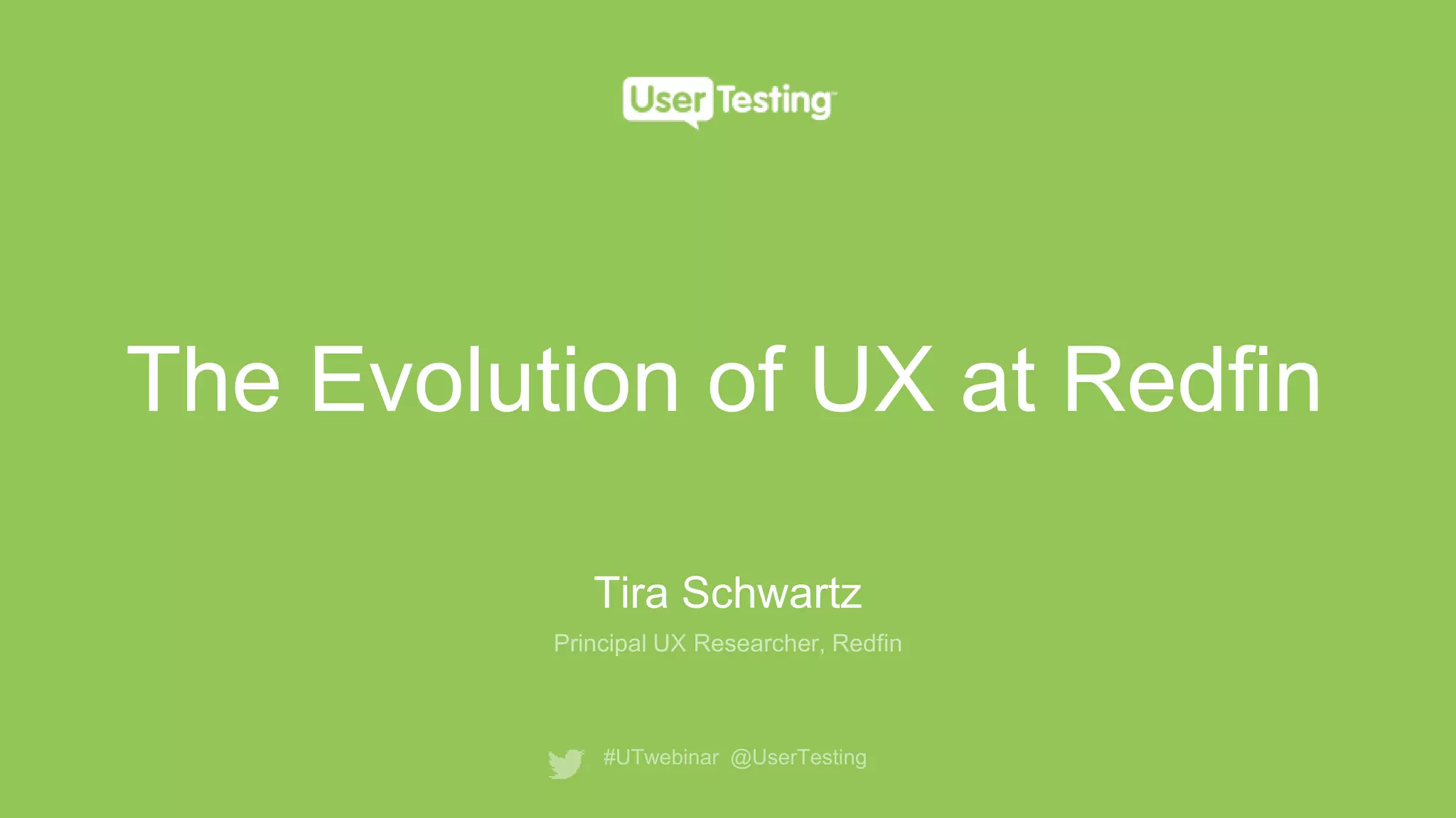 The Evolution of UX at Redfin | PPT