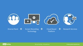UserTesting Product Demo | PDF