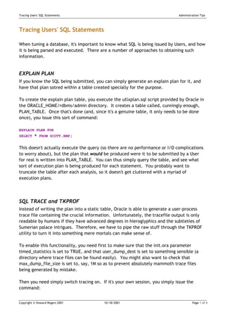 Usertracing | PDF | Databases | Computer Software and Applications