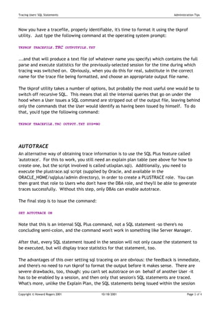 Usertracing | PDF | Databases | Computer Software and Applications