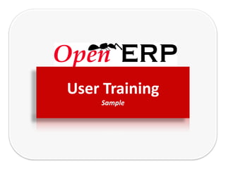 User training sample | PPT