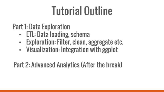 Use R Tutorial Part1 Introduction To Sparkr Ppt