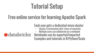 Use r tutorial part1, introduction to sparkr | PPT